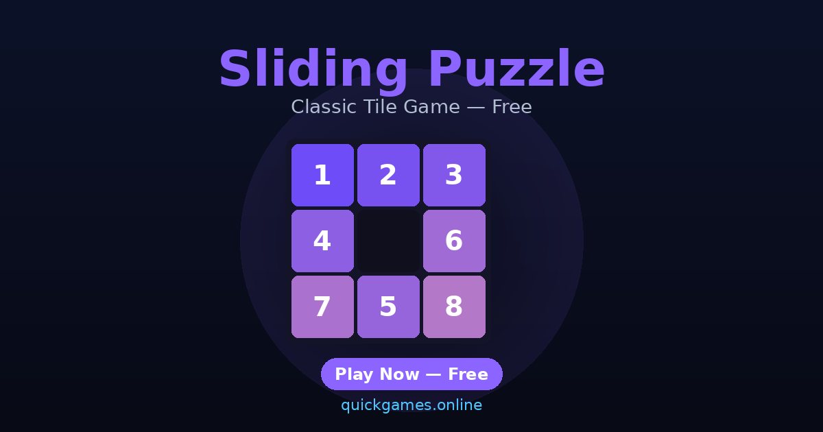 Sliding Puzzle — Play Free Online | Quick Games